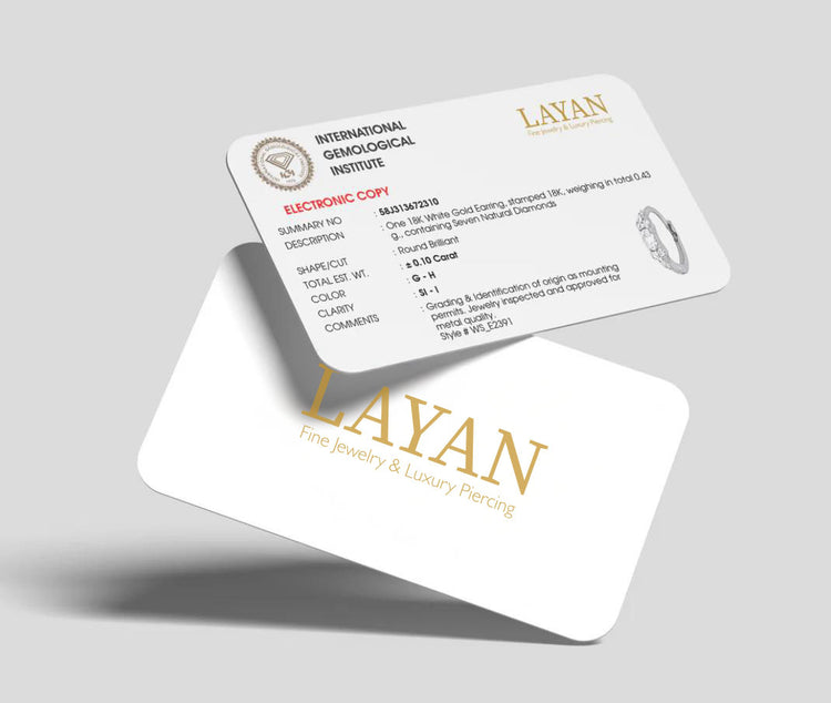 IGI Certificate – LAYAN