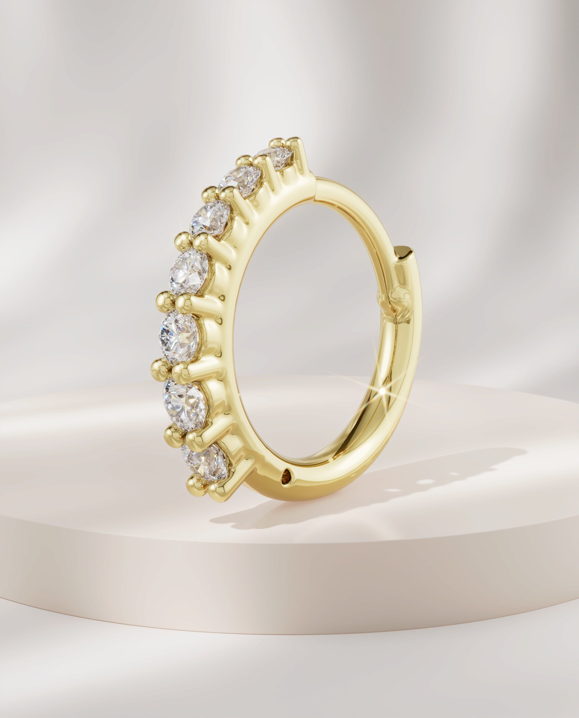 Basic Stone Hoop – LAYAN